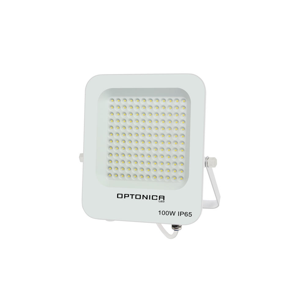 Proiector LED SMD 100W alb 9000Lm 90° IP65 6000K - optonica.ro